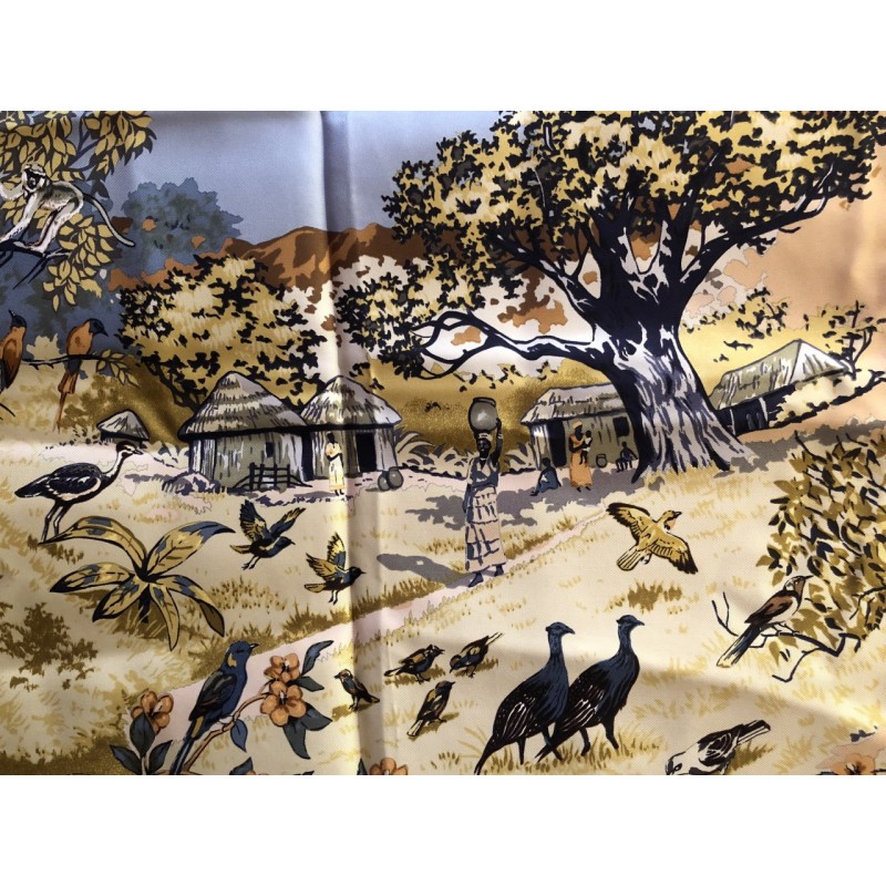 Carré foulard Hermès Africa
